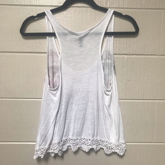 Full Tilt | Tops | Full Tilt White Graphic Tank Top Xsmall | Poshmark